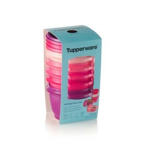 Tupperware | Kitchen | Tupperware Nwt Heritage 5pk Plastic Food Storage ...